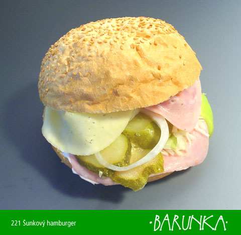 Bulka se šunkou a sýrem | Barunka